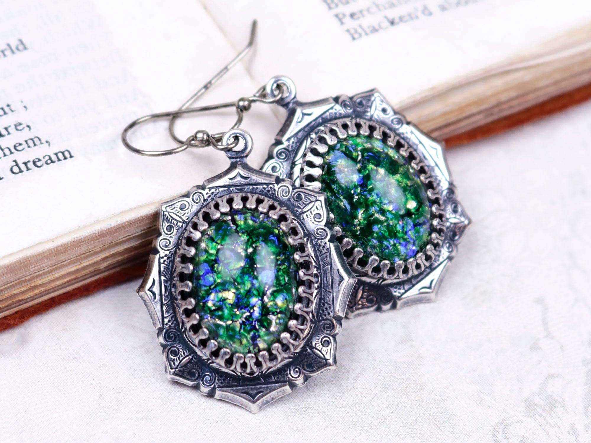 Medieval Earrings - Antiqued SilverRabbitwood & ReasonEarringsInspired ...