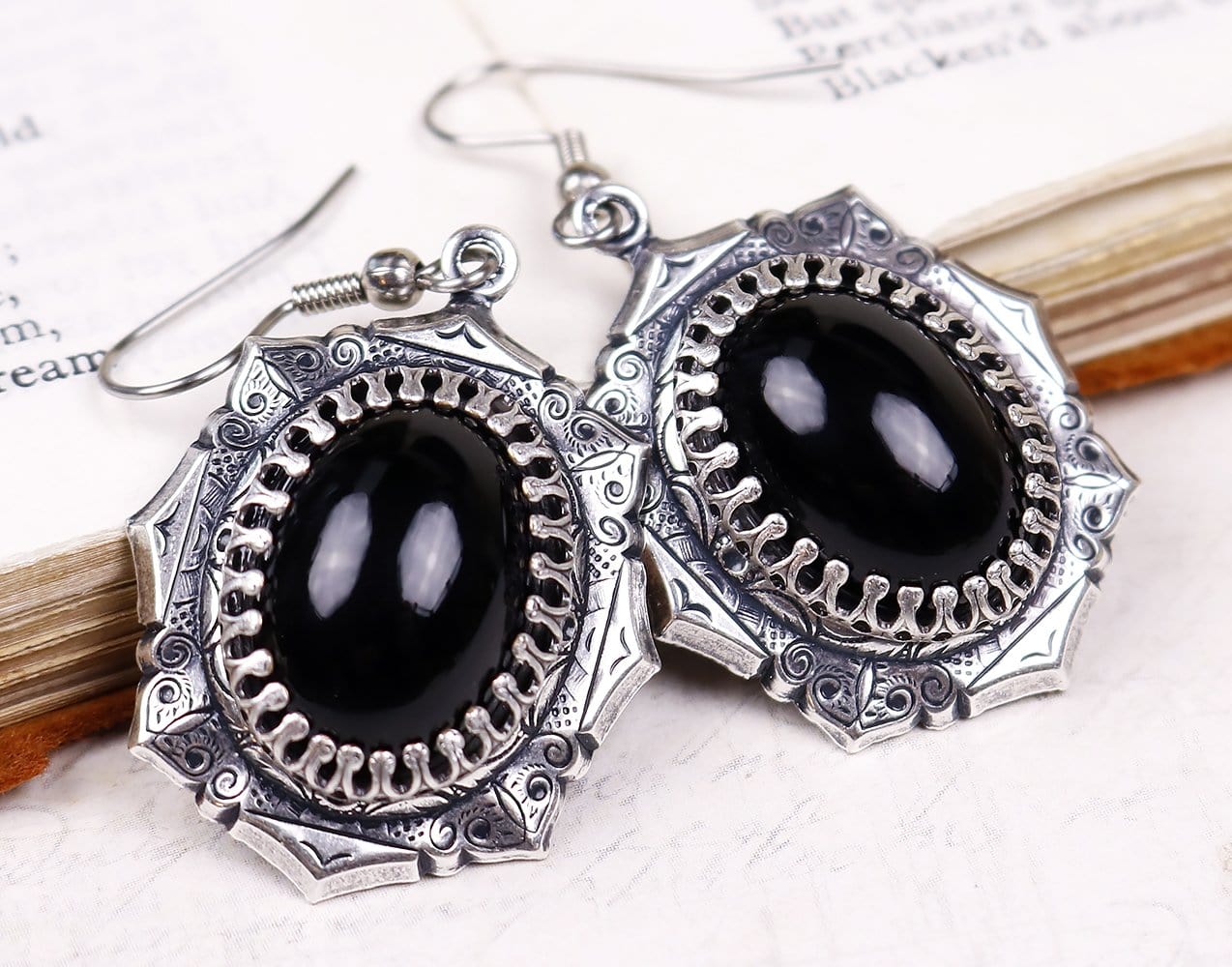 Medieval Earrings - Antiqued SilverRabbitwood & ReasonEarringsInspired ...